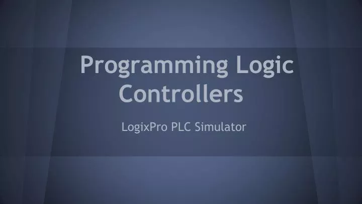 PPT - Programming Logic Controllers PowerPoint Presentation, free ...