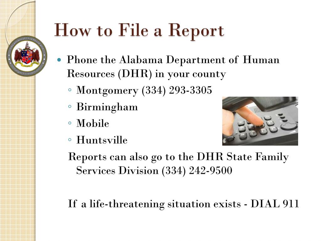 PPT - State of Alabama Department of Child Abuse and Neglect Prevention ...