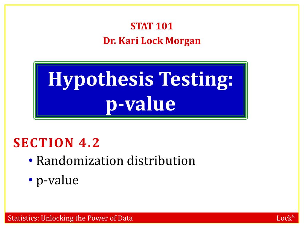 Ppt Hypothesis Testing P Value Powerpoint Presentation Free