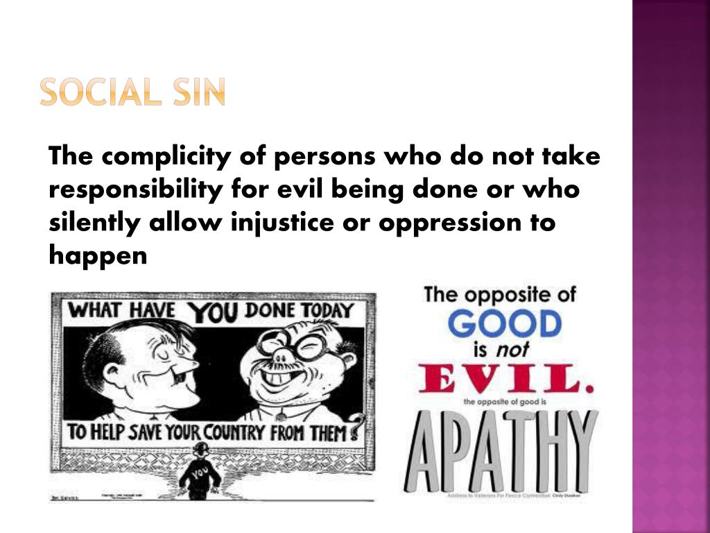 PPT - Social justice and social sin PowerPoint Presentation, free ...