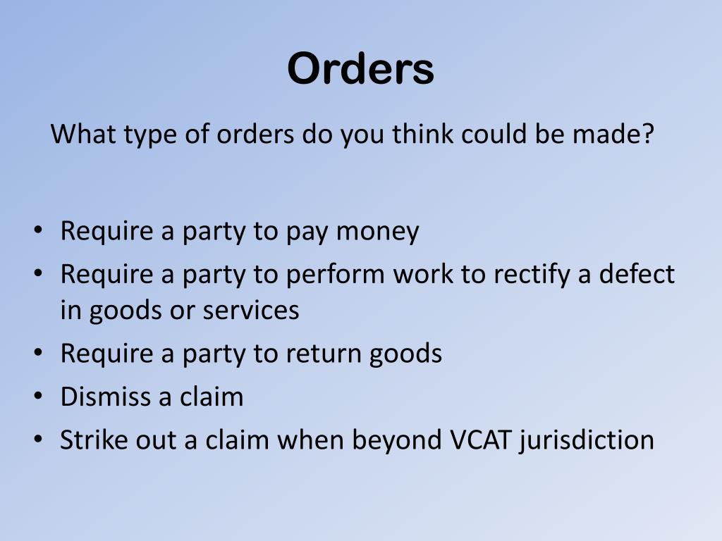 PPT - VCAT The Victorian Civil and Administrative Tribunal PowerPoint ...
