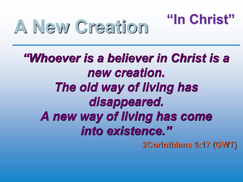 PPT - New Life in Christ – Starting Well PowerPoint Presentation, free ...