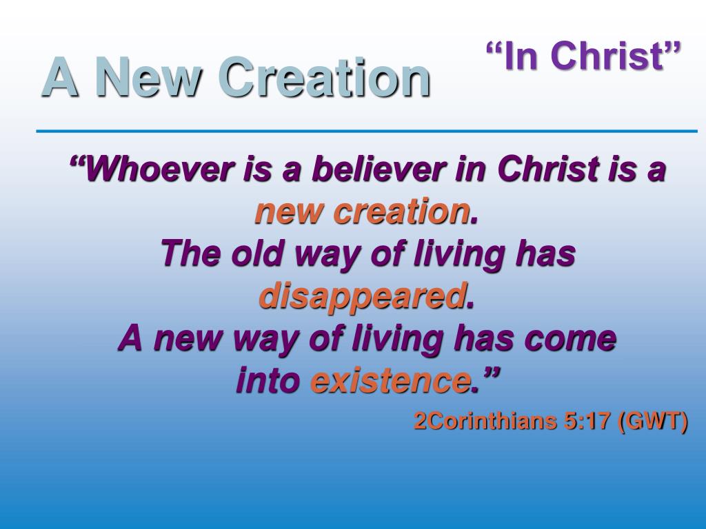 PPT - New Life in Christ – Starting Well PowerPoint Presentation, free ...