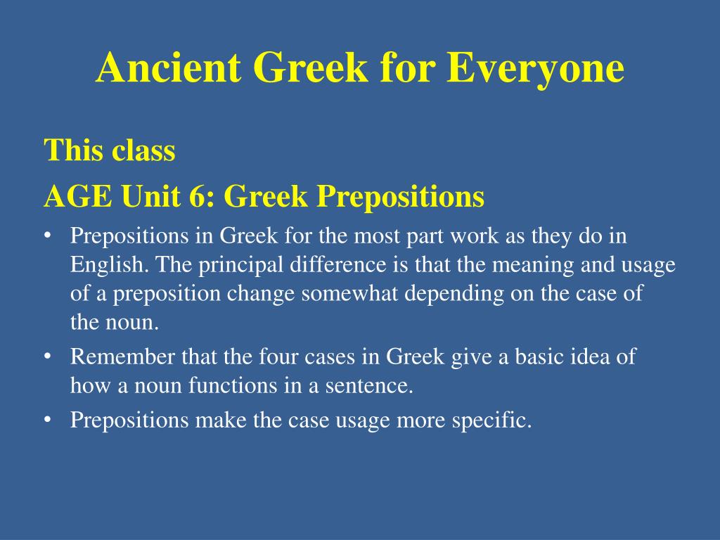 PPT - Ancient Greek for Everyone: A New Digital Resource for Beginning ...