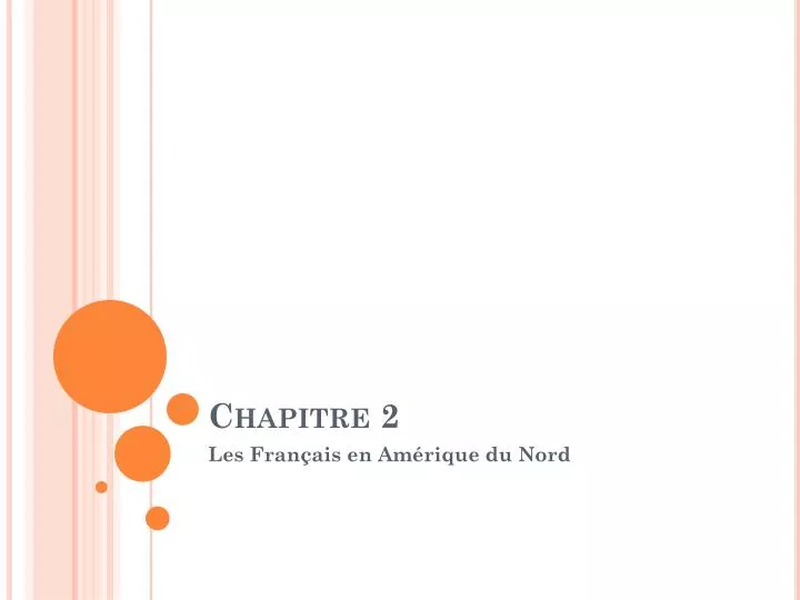PPT - Chapitre 2 PowerPoint Presentation, free download - ID:2600413