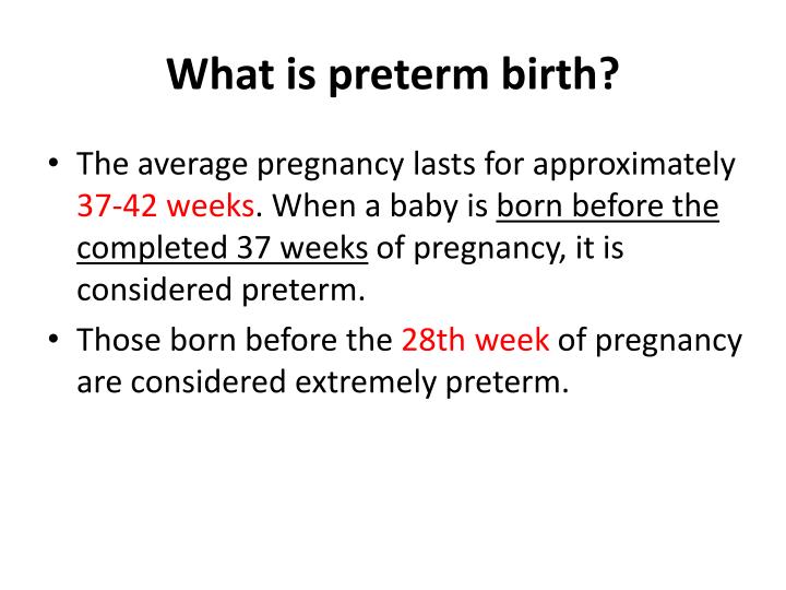 PPT - Preterm birth and the lungs PowerPoint Presentation - ID:2600528