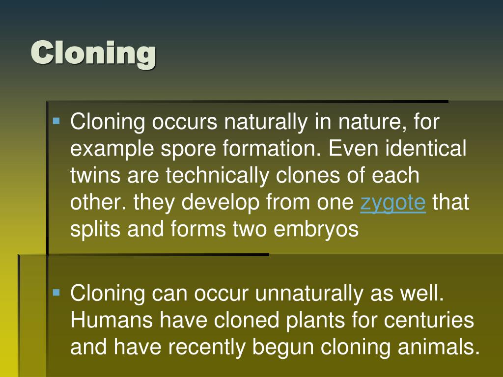 Ppt Cloning Powerpoint Presentation Free Download Id 2600800