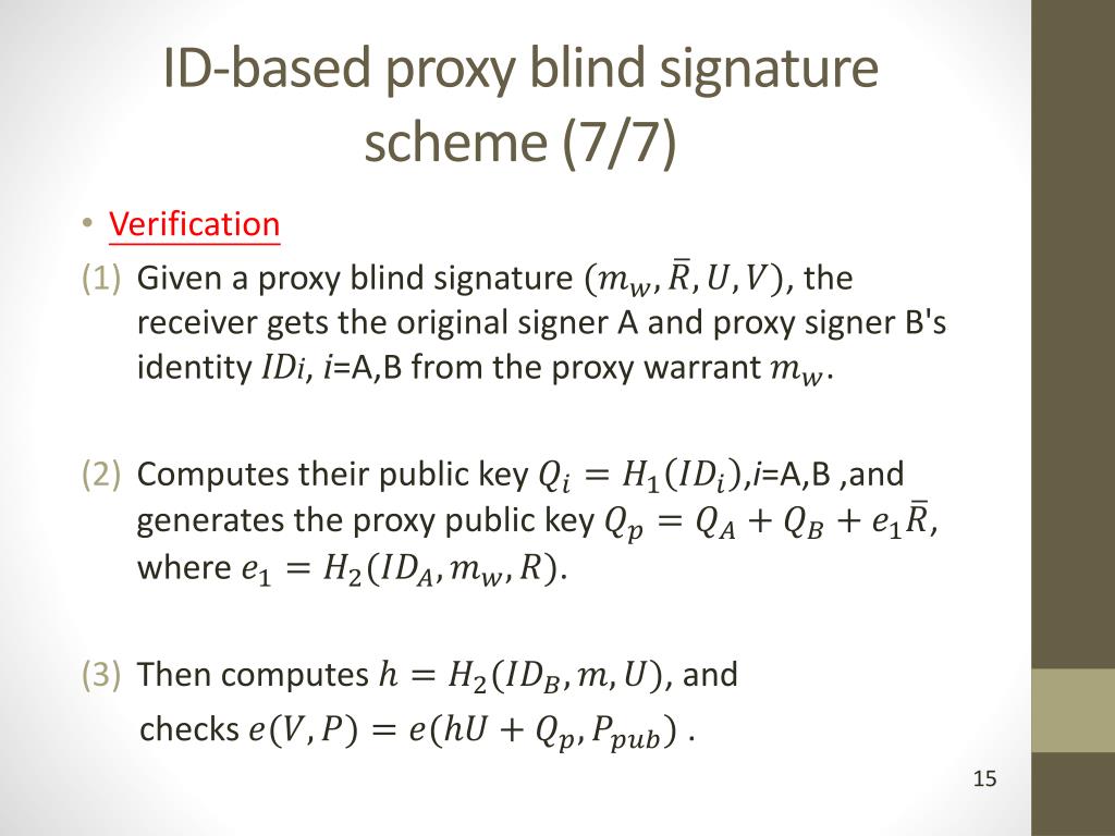 PPT - A New Identity-based Proxy Blind Signature Scheme PowerPoint ... PPT - A New Identity-based Proxy Blind Signature Scheme PowerPoint ...