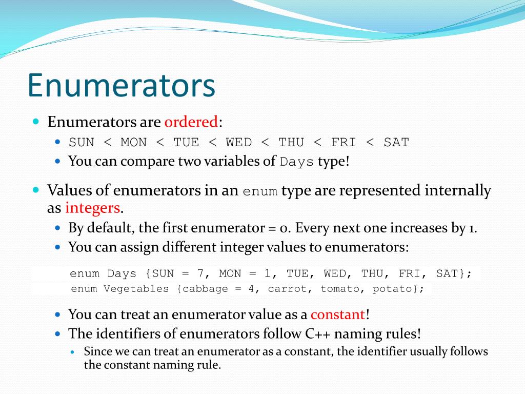 Ppt Chapter 10 User Defined Simple Data Types Cstring And File Io Powerpoint Presentation