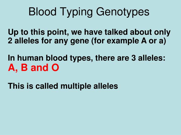 PPT - Blood Typing PowerPoint Presentation - ID:2602000