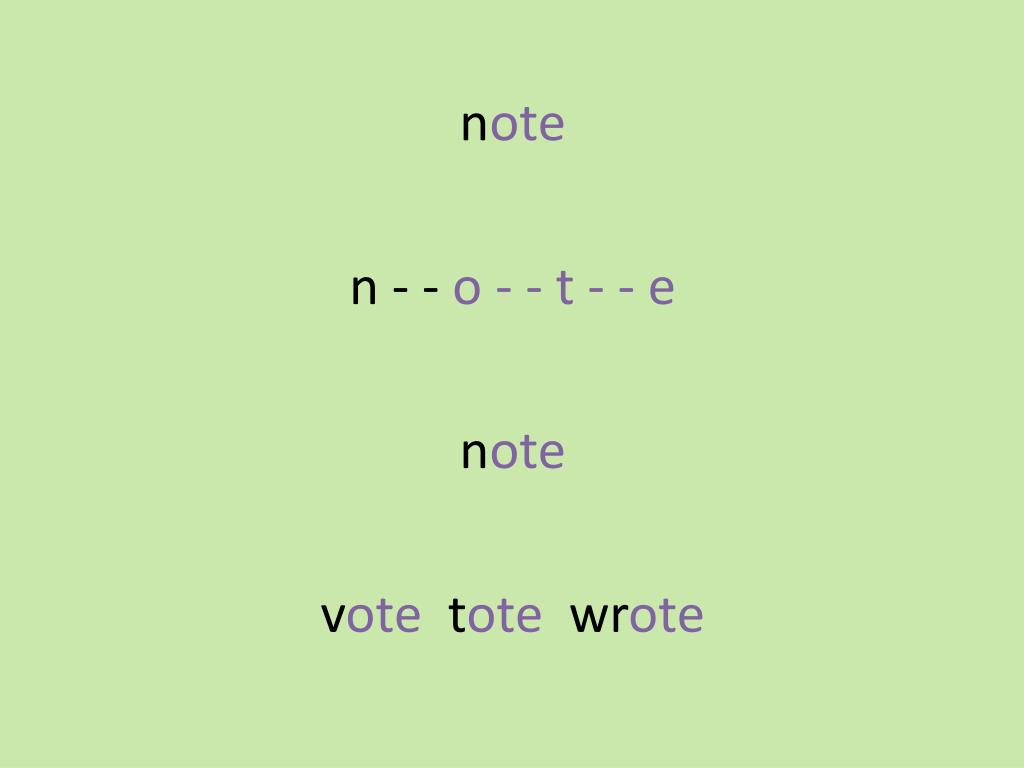 PPT - Phonemic Awareness LETTER SEGMENTATION #13 long /O/ words ...