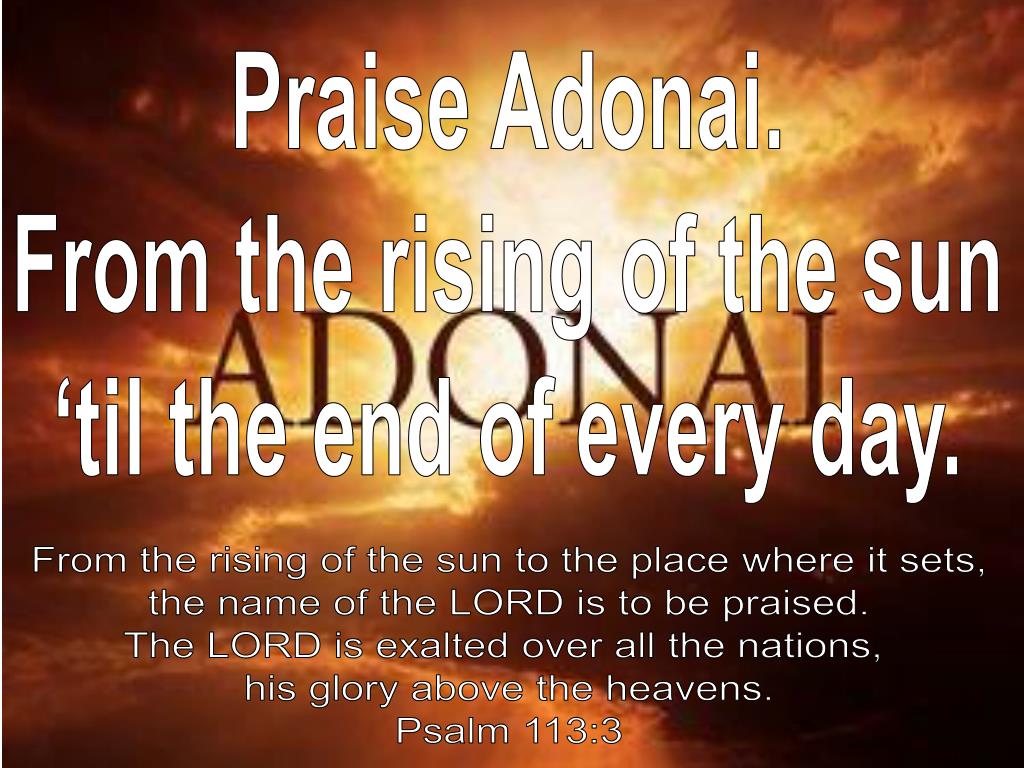 PPT - PRAISE ADONAI Who is like Him, the lion and the lamb, seated on ...