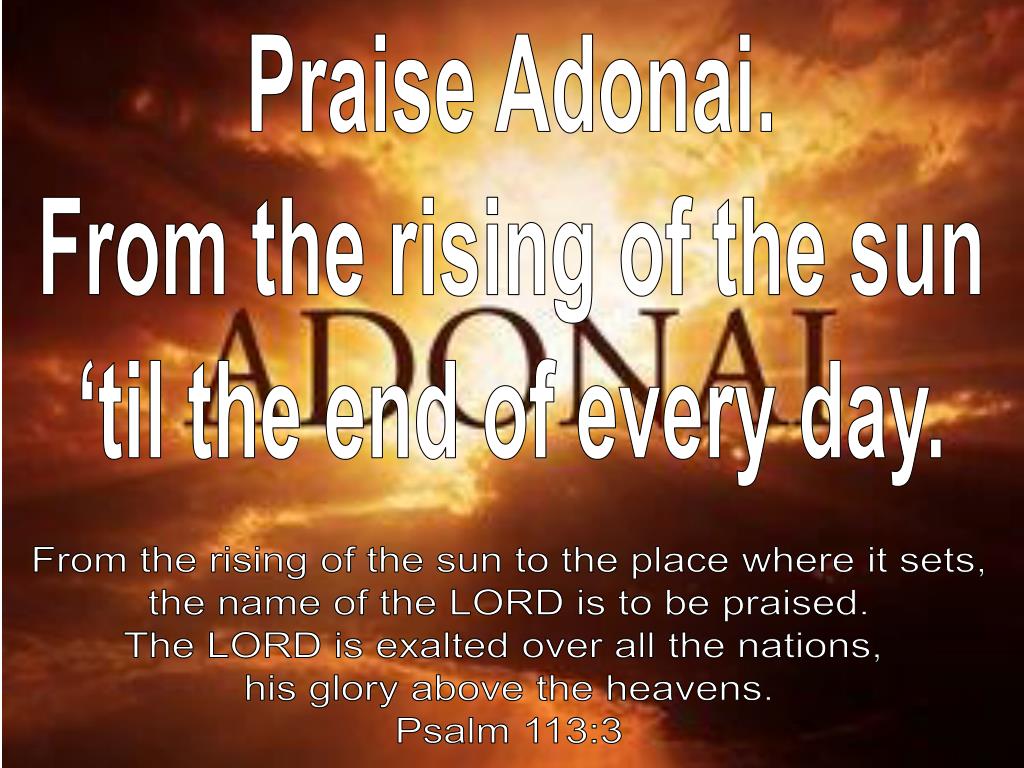 PPT - PRAISE ADONAI Who is like Him, the lion and the lamb, seated on ...