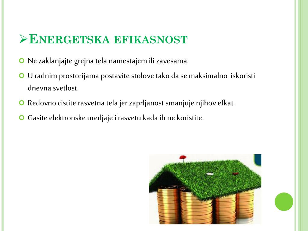 PPT - Energetska efikasnost Alternativni izvori energije PowerPoint ...