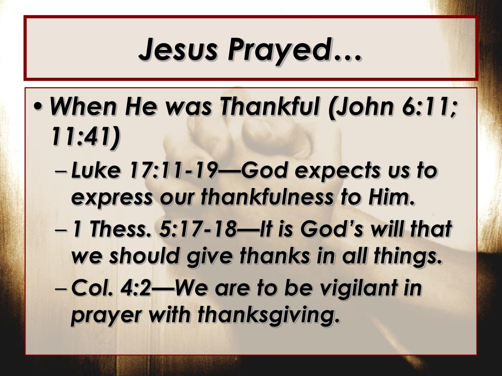 PPT - The Prayer Life of Jesus PowerPoint Presentation, free download ...
