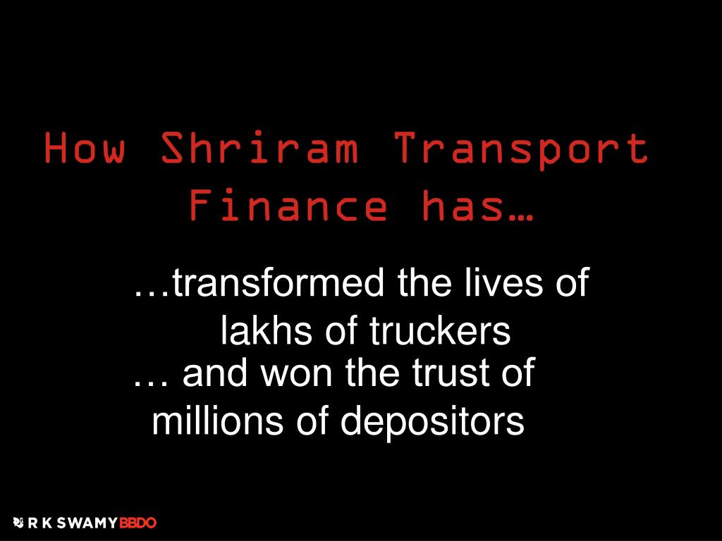 PPT - How Shriram Transport Finance has… PowerPoint Presentation, free ...