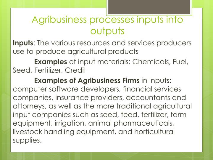 PPT - The Scope and Importance of Agribusiness PowerPoint Presentation ...