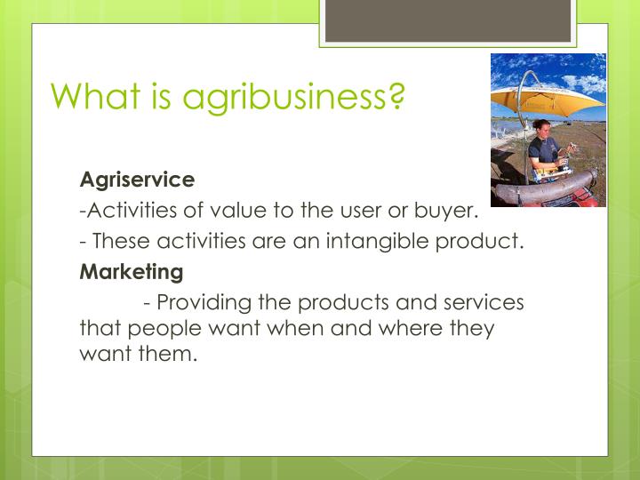 PPT - The Scope and Importance of Agribusiness PowerPoint Presentation ...