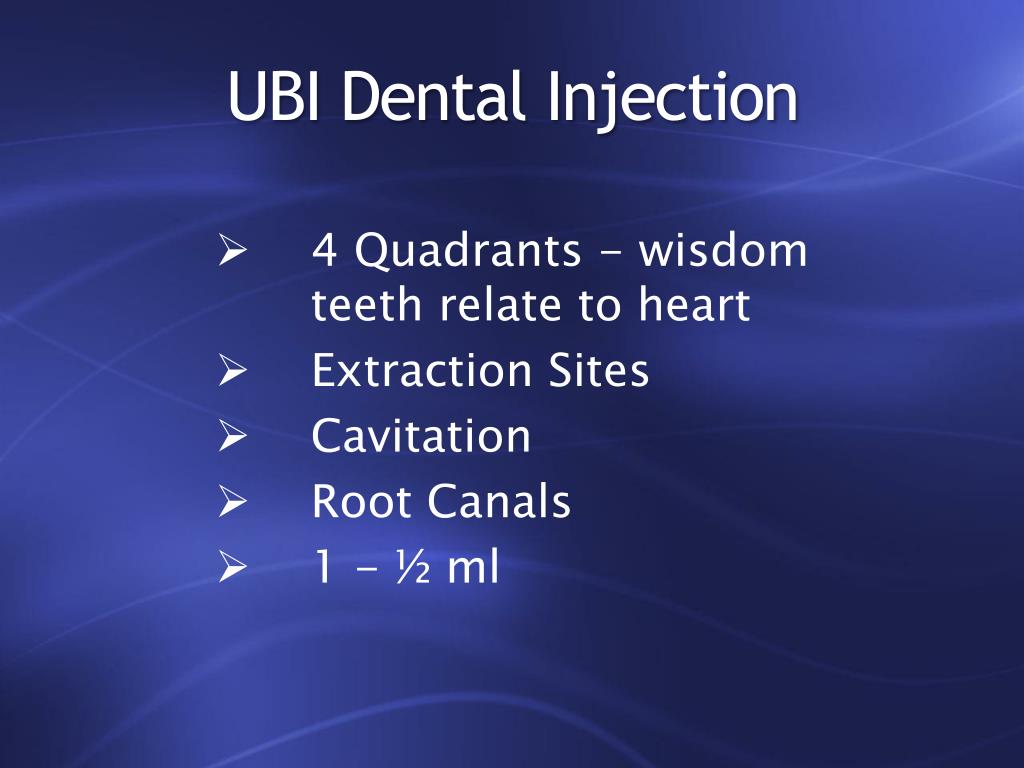 PPT - Treating Cavitation's with Ultraviolet Treated Whole Blood ...