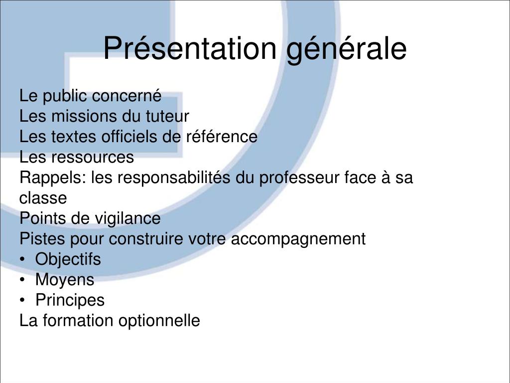 PPT - FORMATION TUTEURS DES ETUDIANTS CONTRACTUELS PowerPoint Presentation - ID:2605277