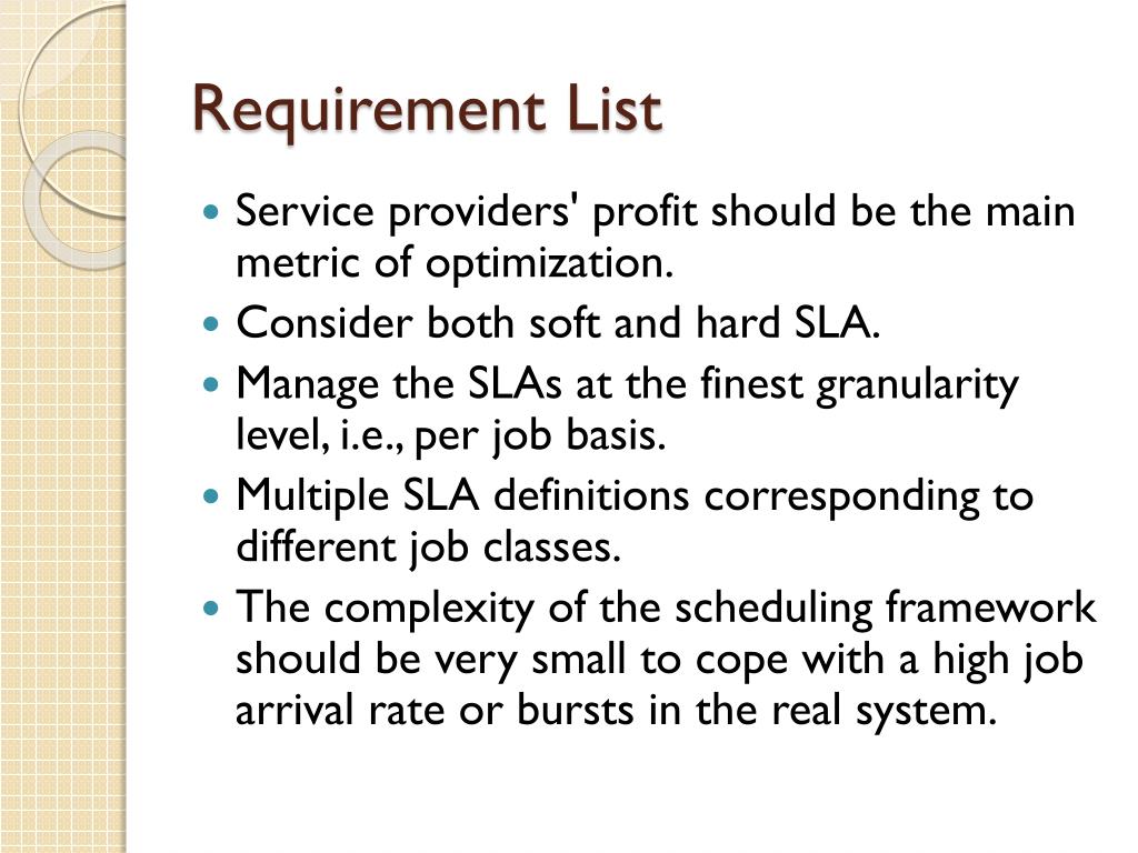 Ppt Performance Evaluation Of Scheduling Algorithms For Database Services With Soft And Hard