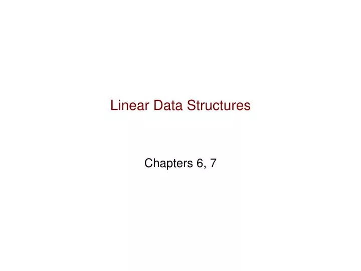 Ppt Linear Data Structures Powerpoint Presentation Free Download Id2605517 