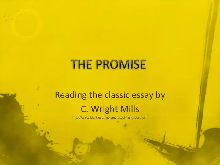 PPT - THE PROMISE PowerPoint Presentation, free download - ID:2606346