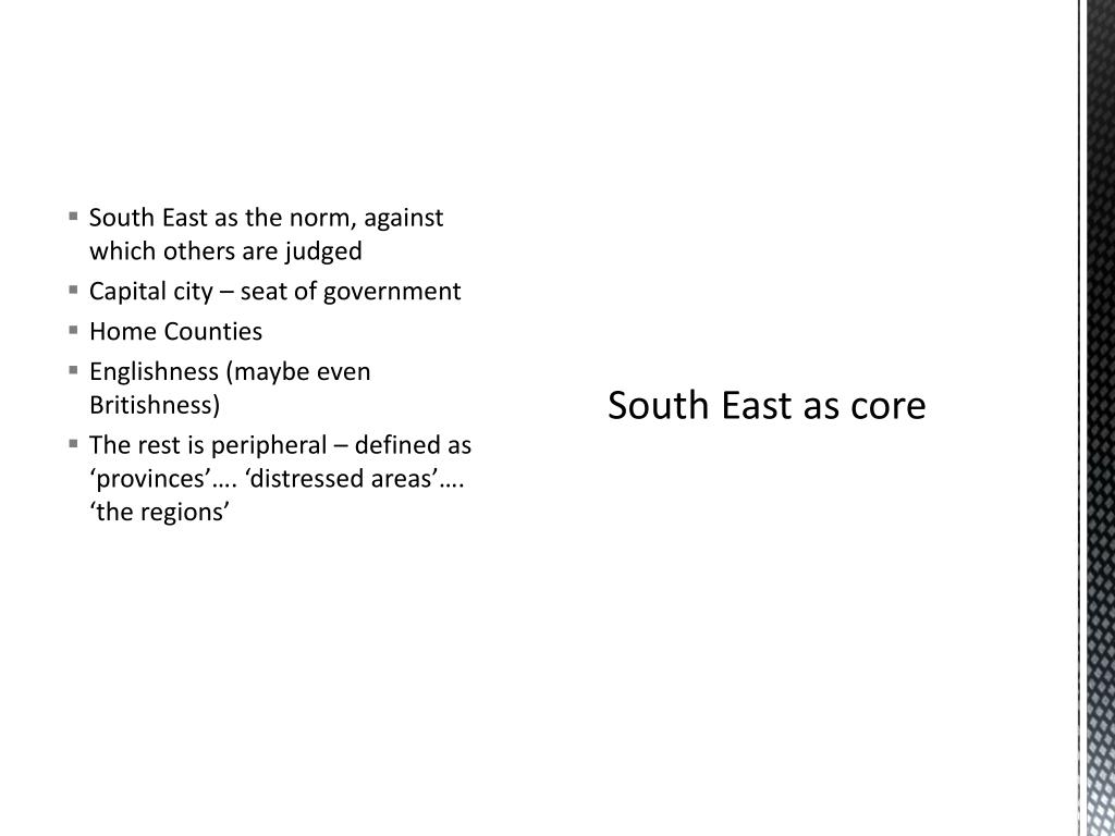 PPT - The State, the Market and Regional Inequality: Critical ...