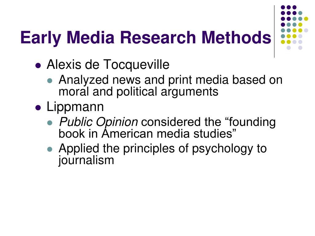 PPT - Social Scientific and Cultural Approaches to Media Research ...