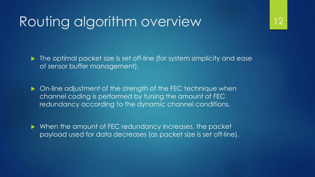 Ppt Distributed Routing Algorithms For Underwater Acoustic Sensor