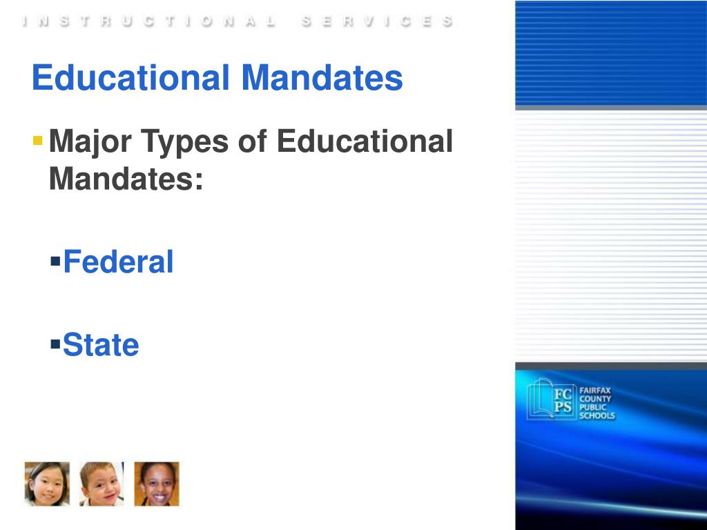 PPT - Educational Mandates: Funded, Under-Funded, and Unfunded ...
