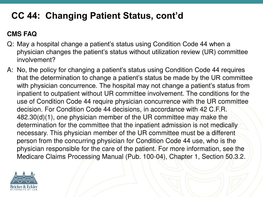 PPT - Medicare Inpatient Admission Standards: Two Midnight and ...