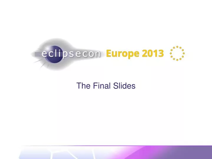 PPT - The Final Slides PowerPoint Presentation, free download - ID:2608456