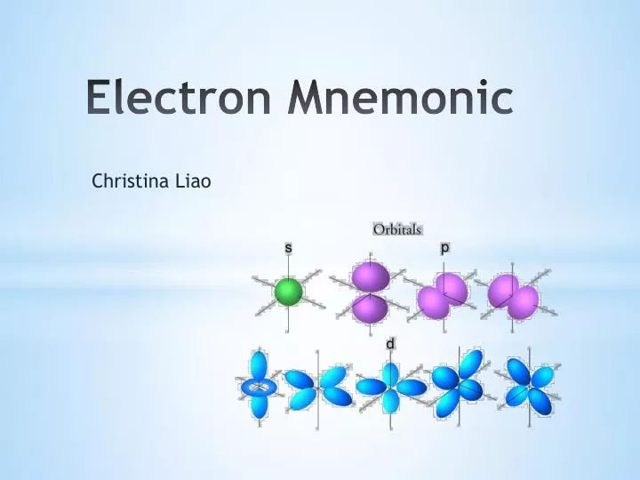 PPT - Electron Mnemonic PowerPoint Presentation, free download - ID:2608615