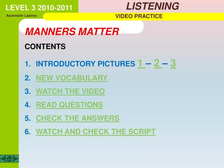 PPT - LISTENING PowerPoint Presentation, free download - ID:2608902