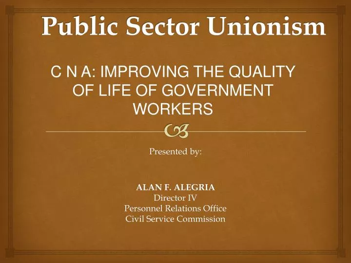 PPT - Public Sector Unionism PowerPoint Presentation, free download ...