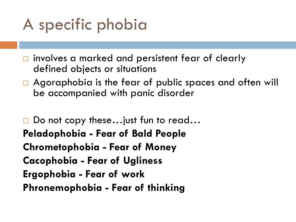 PPT - Anxiety Disorders PowerPoint Presentation, free download - ID:2609364