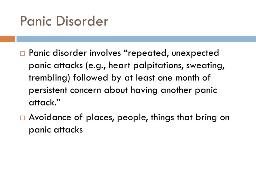 PPT - Anxiety Disorders PowerPoint Presentation, free download - ID:2609364