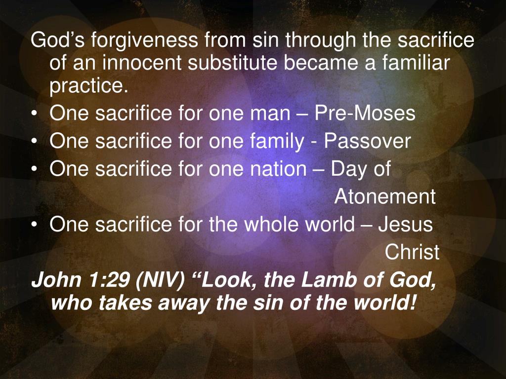 PPT - Christ Our Passover Lamb Exodus 12:1-13 PowerPoint Presentation ...