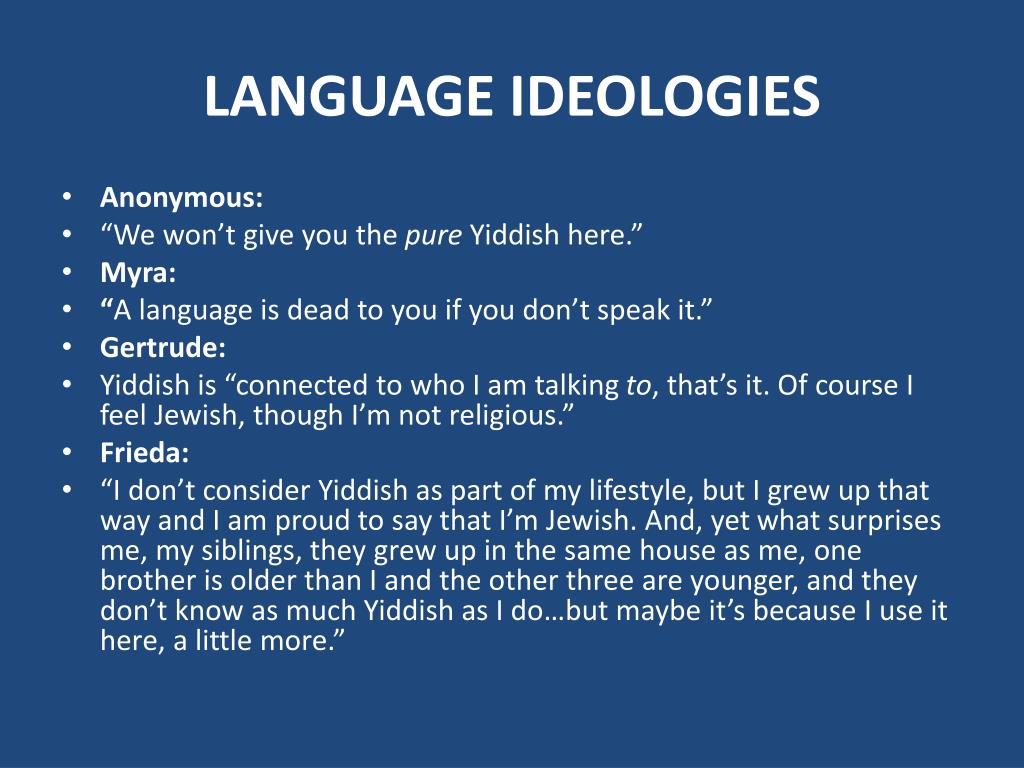 PPT - “This is the Language that Unites Us”: The Cultural Context of ...