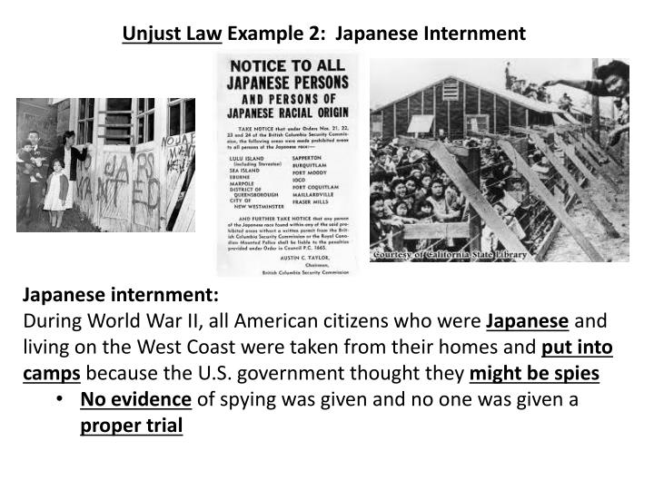 PPT - 12/11/13 “Unjust laws” PowerPoint Presentation - ID:2609744
