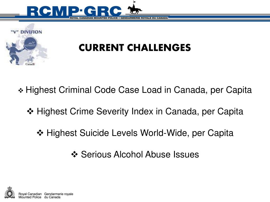 PPT - CURRENT ESTABLISHMENT 170 RCMP Employees 25 Detachments (15-2, 3 ...