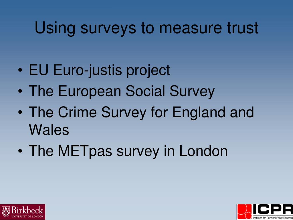 PPT - Trust in the police, legitimacy and compliance with the law ...