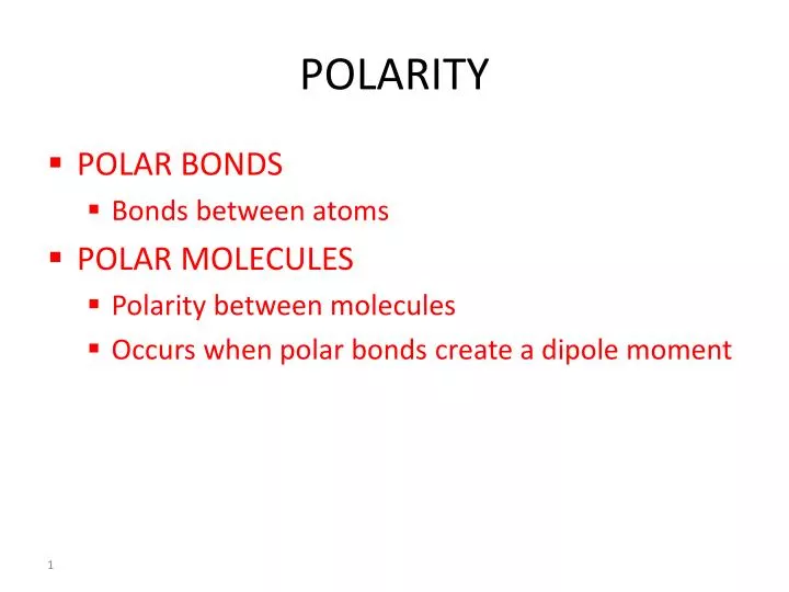 PPT - POLARITY PowerPoint Presentation, free download - ID:2610690