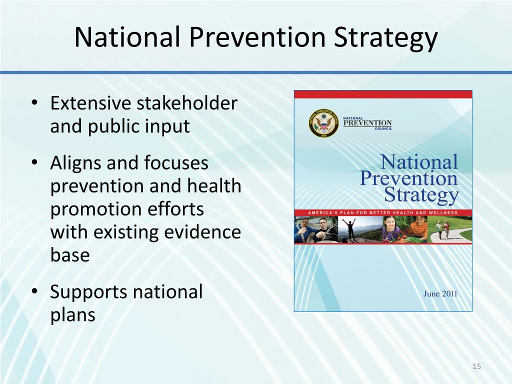 PPT - The National Prevention Strategy America’s Plan for Better Health ...