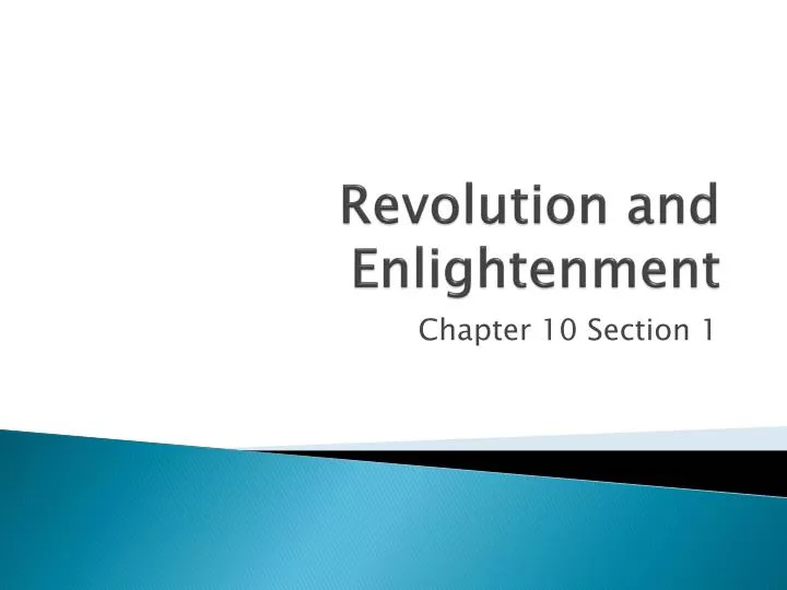 PPT - Revolution and Enlightenment PowerPoint Presentation, free ...