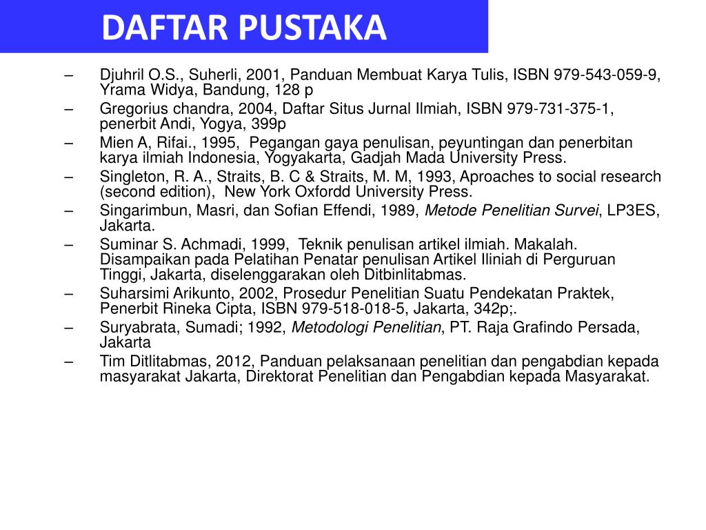 PPT - Teknik Menilai Peta Jalan (Road Map) Penelitian,Tinjauan Pustaka ...