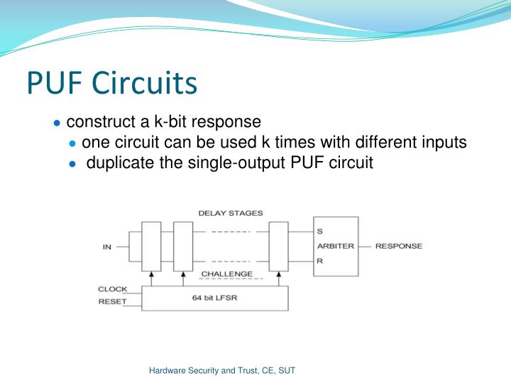 PPT - Physical Unclonable Functions PowerPoint Presentation - ID:2611017