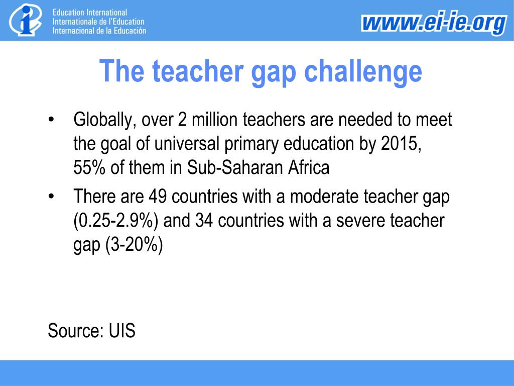 PPT - World Teachers’ Day 2012 “Take a stand for teachers” Teaching in ...