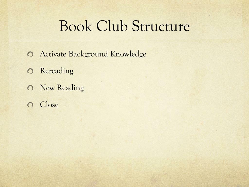 PPT - Parent-Lead Book Clubs PowerPoint Presentation, free download ...
